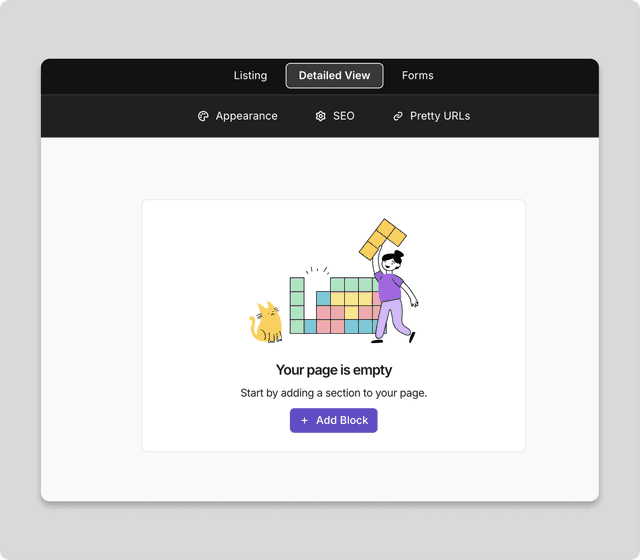 Customising the layout