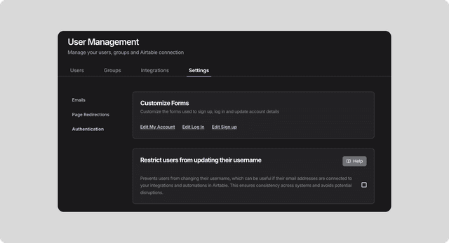 Default Login Method